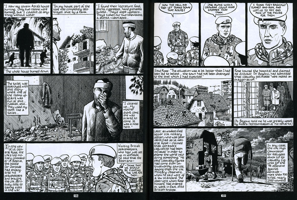 Safe Area Gorazde: The War in Eastern Bosnia 1992-1995 by Joe Sacco ...